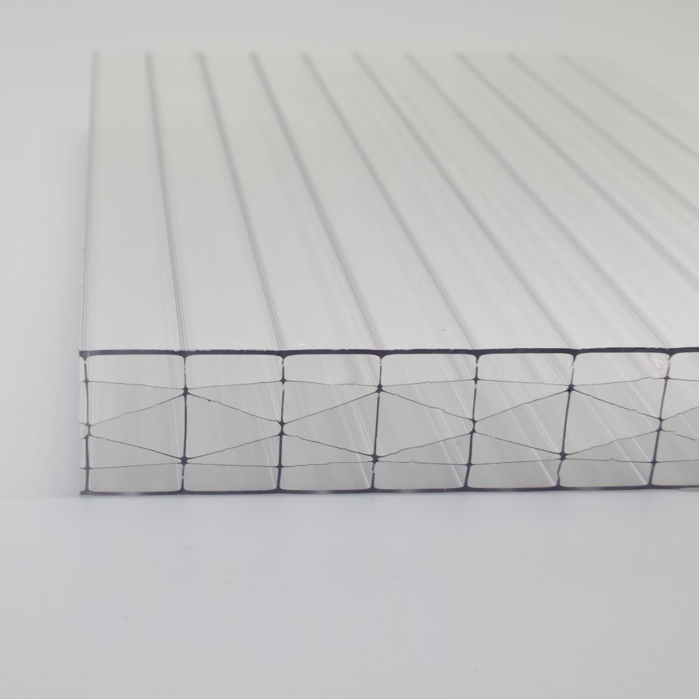 Multiwall Clear Polycarbonate Sheet 25mm — Plastic Solutions